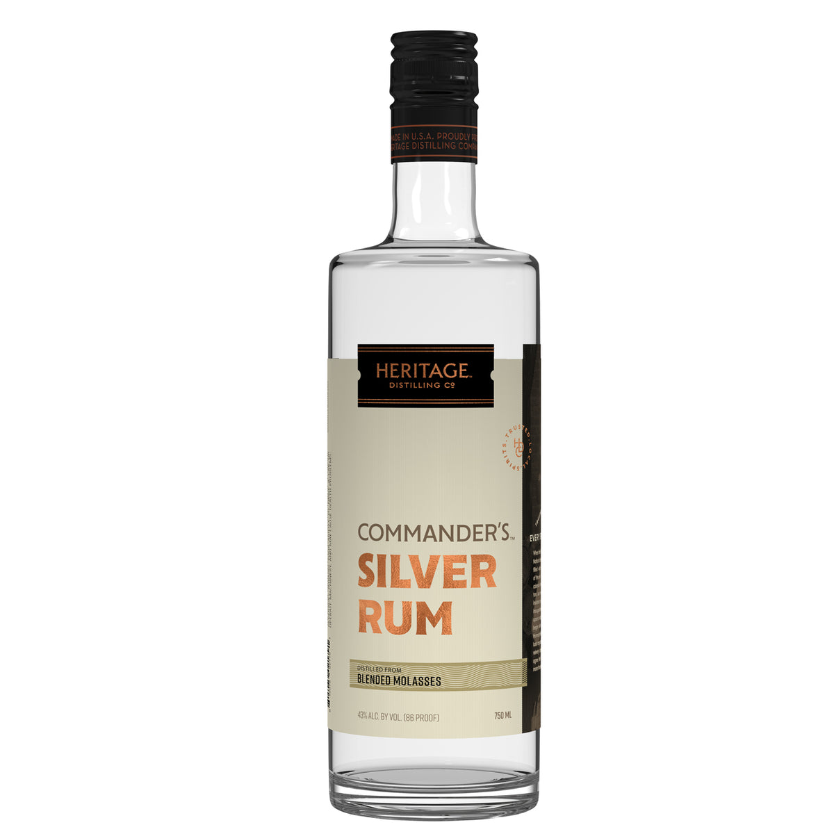 Commander's Silver Rum – Heritage Distilling (Powered by LiquidRails)